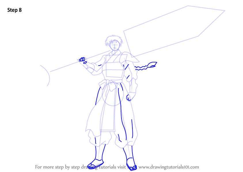 How to Draw Bankotsu from Inuyasha (Inuyasha) Step by Step ...