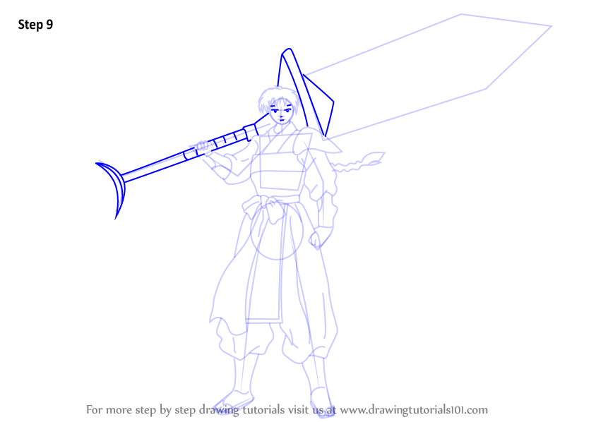 How to Draw Bankotsu from Inuyasha (Inuyasha) Step by Step ...