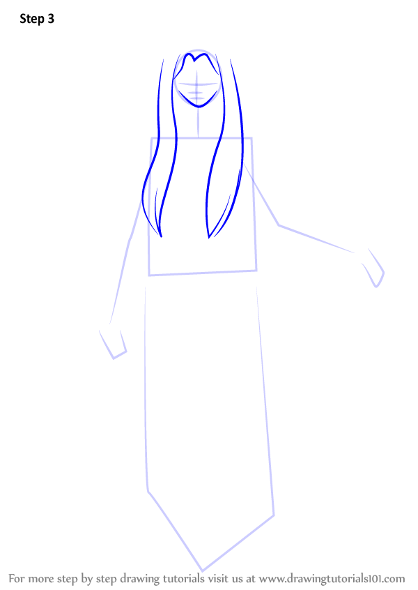 How to Draw Tsubaki from Inuyasha (Inuyasha) Step by Step ...