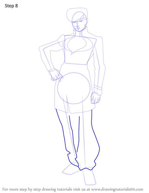 How to Draw Josuke from JoJo's Bizarre Adventure (JoJo's Bizarre Adventure) Step by Step ...