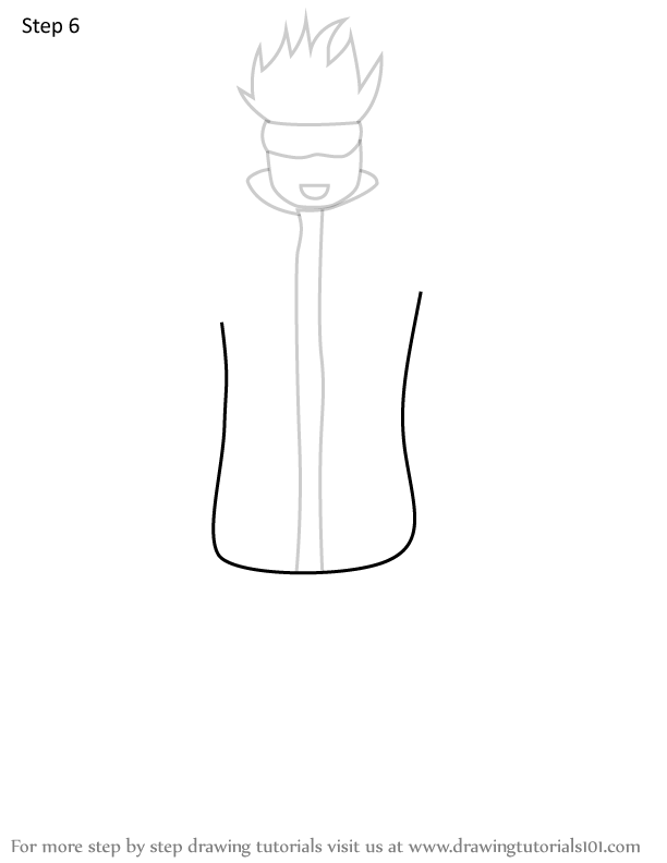 How to Draw Cute Gojo from Jujutsu Kaisen (Jujutsu Kaisen) Step by Step ...