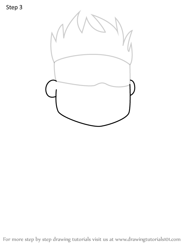 How to Draw Gojo Smiling from Jujutsu Kaisen (Jujutsu Kaisen) Step by ...