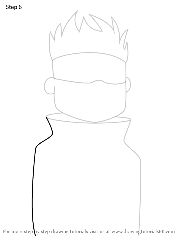 How to Draw Gojo Smiling from Jujutsu Kaisen (Jujutsu Kaisen) Step by ...