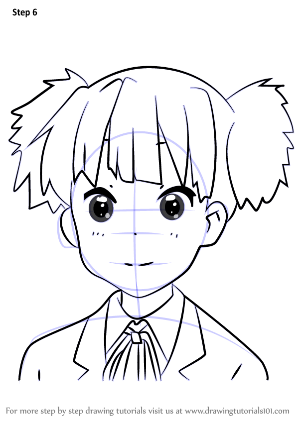 How to Draw Jun Suzuki from K-ON!! (K-ON!!) Step by Step ...