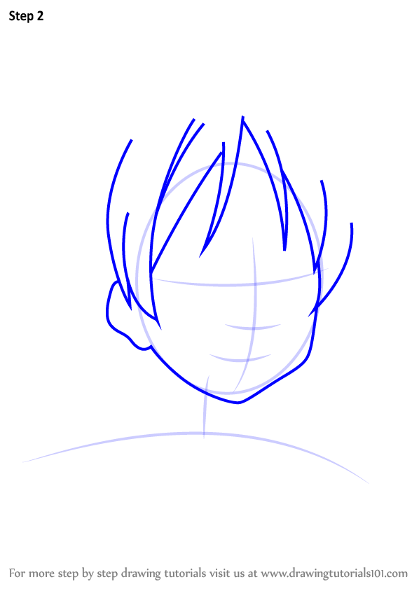 How to Draw Ui Hirasawa from K-ON!! (K-ON!!) Step by Step ...