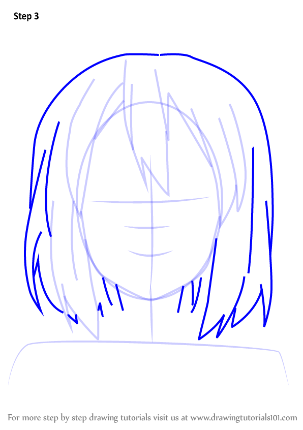 How to Draw Yui Hirasawa from K-ON!! (K-ON!!) Step by Step ...