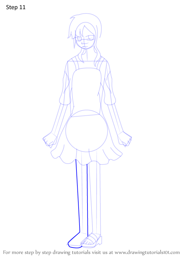 How to Draw Hiyori Asahina from Kagerou Project (Kagerou Project) Step ...
