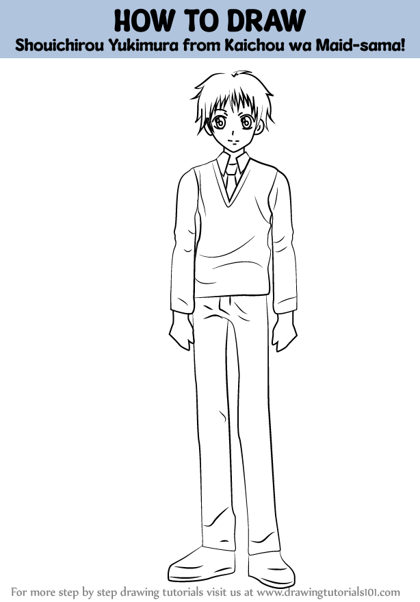 How to Draw Shouichirou Yukimura from Kaichou wa Maid-sama! (Kaichou Wa ...