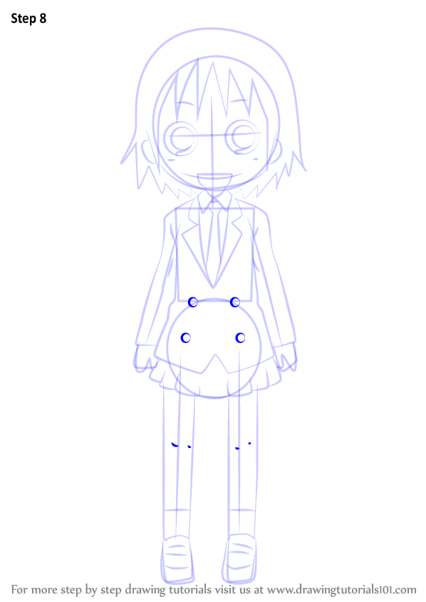 How to Draw Yasuna Oribe from Kill Me Baby (Kill Me Baby) Step by Step ...