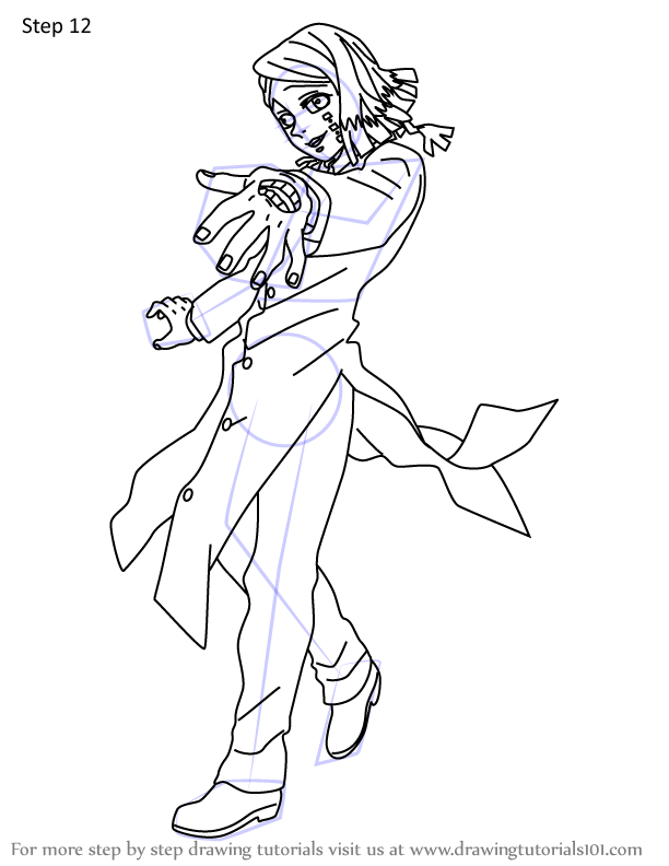 How to Draw Enmu from Kimetsu no Yaiba (Kimetsu no Yaiba) Step by Step ...