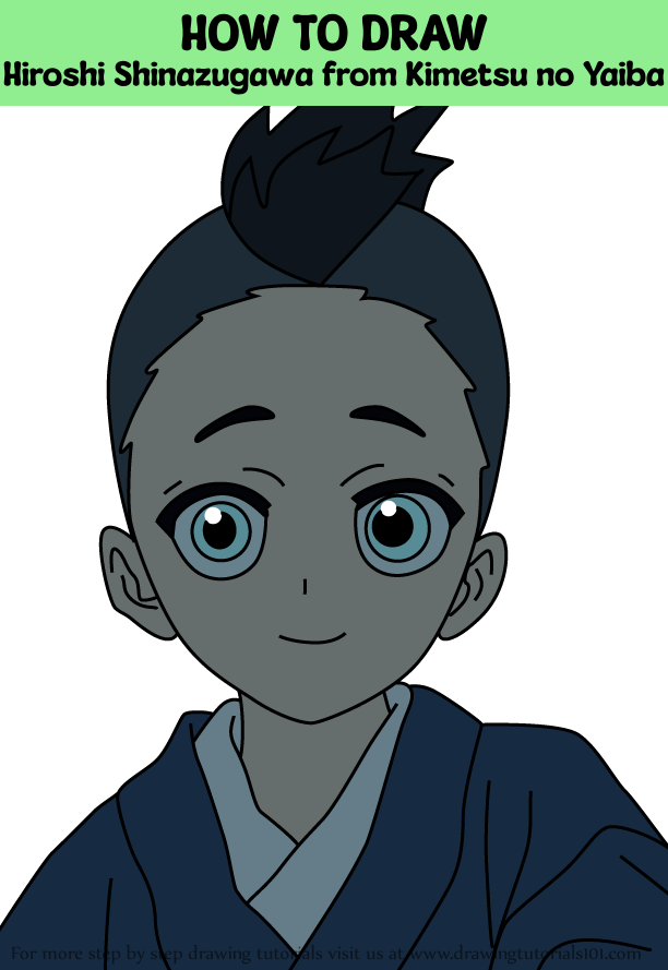 How to Draw Hiroshi Shinazugawa from Kimetsu no Yaiba (Kimetsu no Yaiba ...