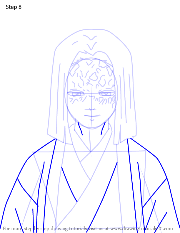 How to Draw Kagaya Ubuyashiki from Kimetsu no Yaiba (Kimetsu no Yaiba ...