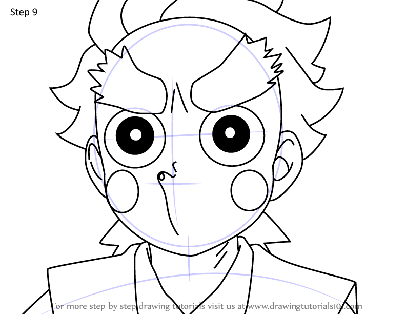 How to Draw Kotetsu from Kimetsu no Yaiba (Kimetsu no Yaiba) Step by ...