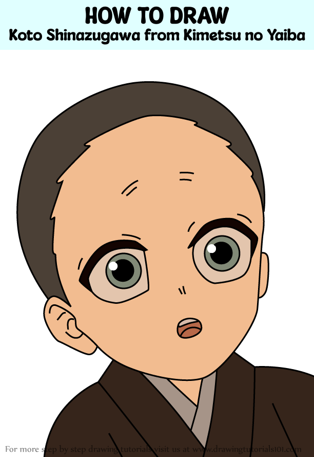 How to Draw Koto Shinazugawa from Kimetsu no Yaiba (Kimetsu no Yaiba ...