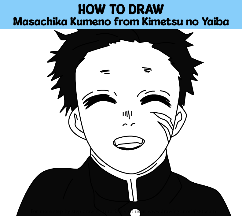 How to Draw Masachika Kumeno from Kimetsu no Yaiba (Kimetsu no Yaiba ...