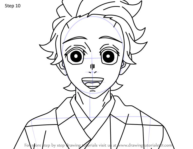 How to Draw Sumiyoshi Kamado from Kimetsu no Yaiba (Kimetsu no Yaiba ...