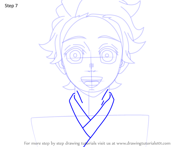 How to Draw Sumiyoshi Kamado from Kimetsu no Yaiba (Kimetsu no Yaiba ...