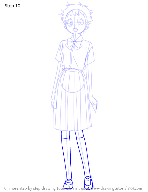 How to Draw Inaka Nokoko from Komi Can't Communicate (Komi Can't ...