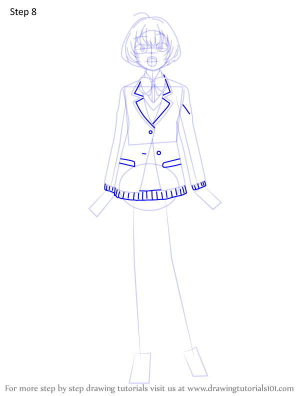 How to Draw Onigashima Akako from Komi Can't Communicate (Komi Can't ...