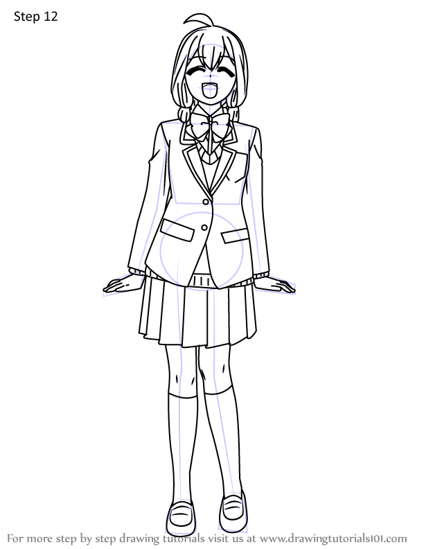 How to Draw Otori Kaede from Komi Can't Communicate (Komi Can't ...