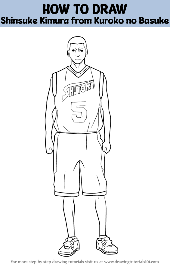 How to Draw Shinsuke Kimura from Kuroko no Basuke (Kuroko no Basuke ...