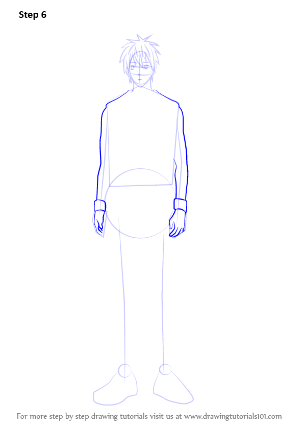 How to Draw Tetsuya Kuroko from Kuroko no Basuke (Kuroko no Basuke ...