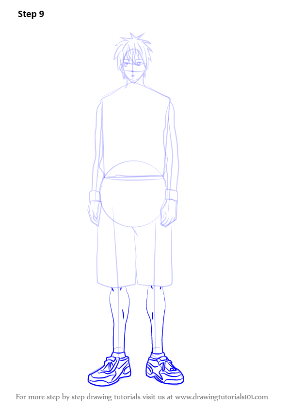 How to Draw Tetsuya Kuroko from Kuroko no Basuke (Kuroko no Basuke ...