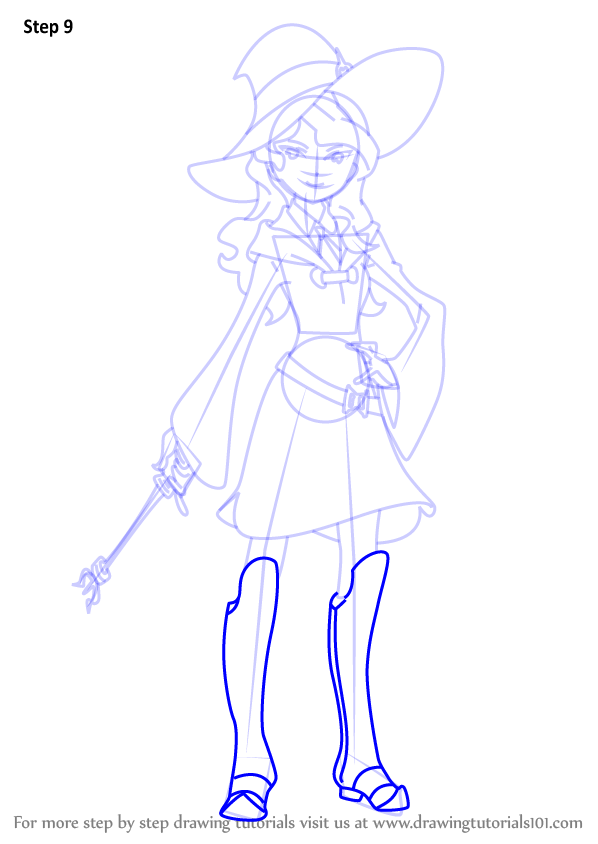 How to Draw Diana Cavendish from Little Witch Academia (Little Witch ...