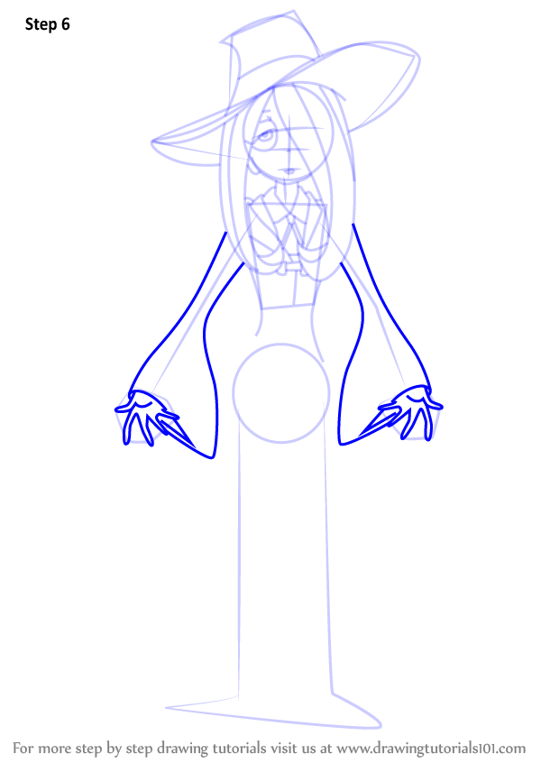 How to Draw Sucy Manbavaran from Little Witch Academia (Little Witch ...