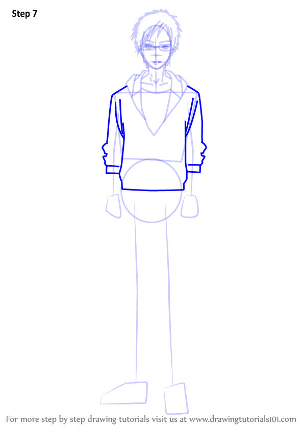 How to Draw Takahiro Kuroi Ichijo from Love Stage!! (Love Stage!!) Step ...