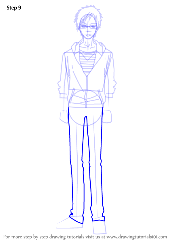 How to Draw Takahiro Kuroi Ichijo from Love Stage!! (Love Stage!!) Step ...