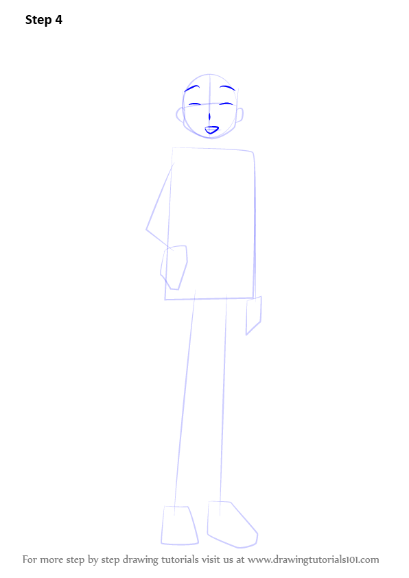How to Draw Minoru Shiraishi from Lucky Star (Lucky Star) Step by Step ...