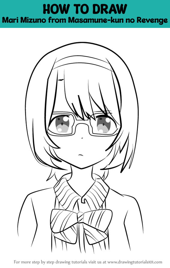 How to Draw Mari Mizuno from Masamune-kun no Revenge (Masamune-kun no ...