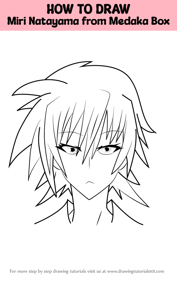 How to Draw Miri Natayama from Medaka Box (Medaka Box) Step by Step ...