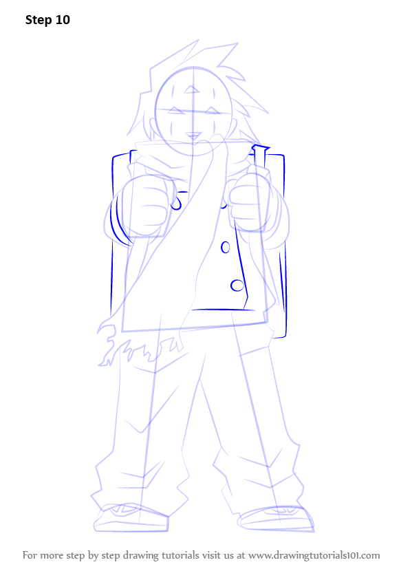 How to Draw Mizou Yukuhashi from Medaka Box (Medaka Box) Step by Step ...