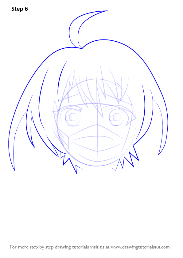 How to Draw Saki Sukinasaki from Medaka Box (Medaka Box) Step by Step ...
