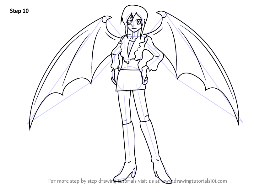 How To Draw Anime Bat Wings