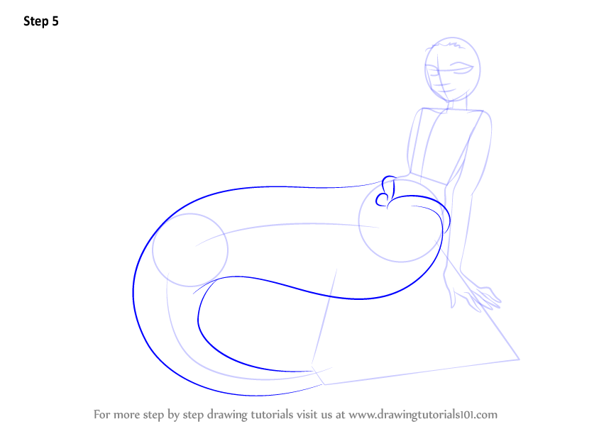 How to Draw Sara in Mermaid from Mermaid Melody (Mermaid Melody) Step ...