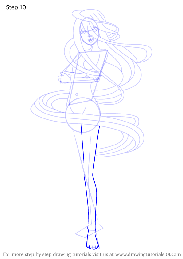 How to Draw Doppel from Monster Musume (Monster Musume) Step by Step ...