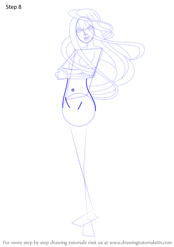 How to Draw Doppel from Monster Musume (Monster Musume) Step by Step ...