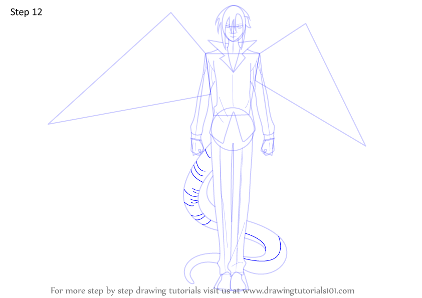 How to Draw Draco from Monster Musume (Monster Musume) Step by Step ...