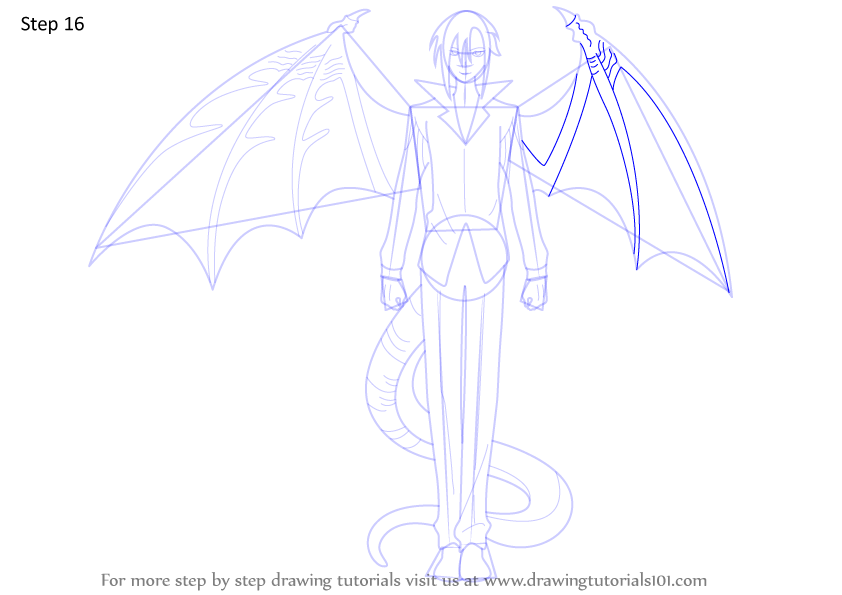How to Draw Draco from Monster Musume (Monster Musume) Step by Step ...