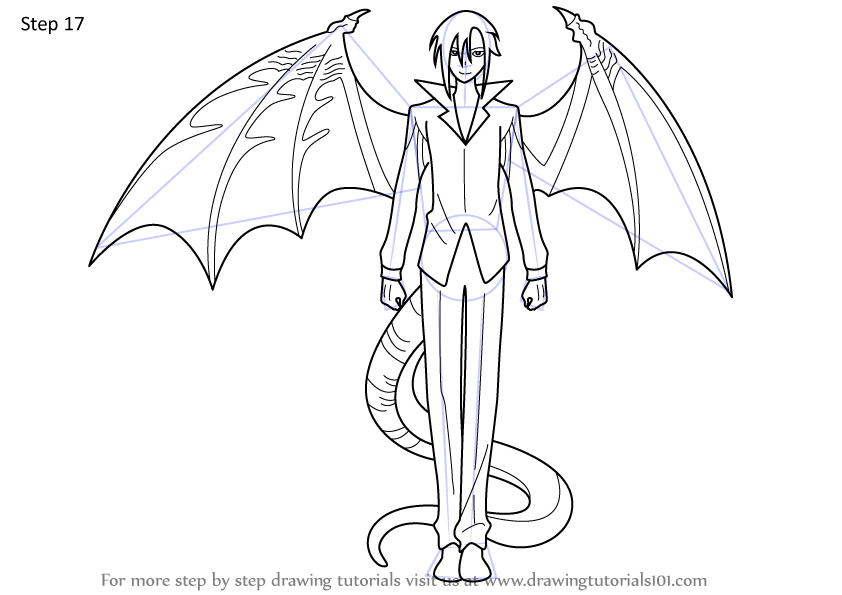 How to Draw Draco from Monster Musume (Monster Musume) Step by Step ...