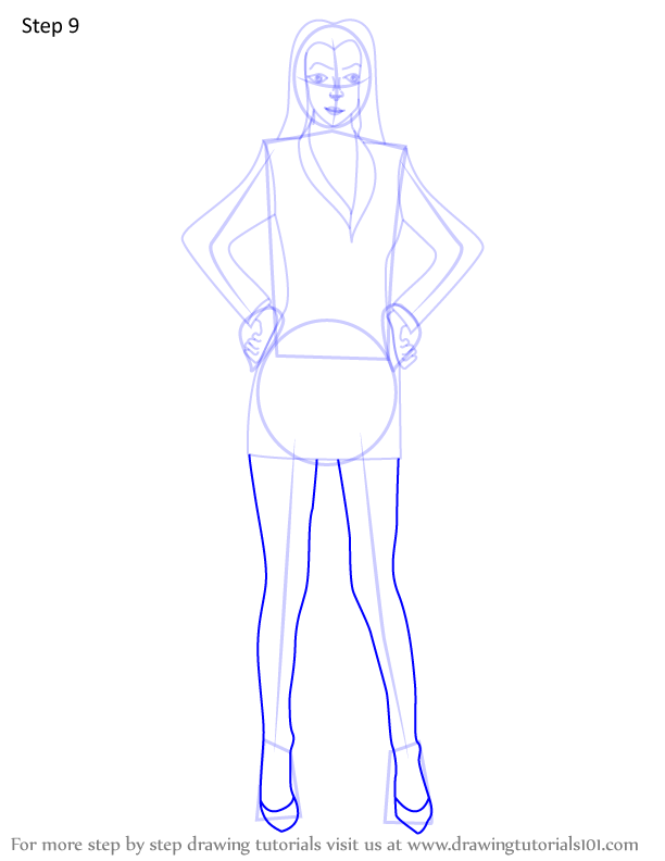How to Draw Kuroko Smith from Monster Musume (Monster Musume) Step by ...