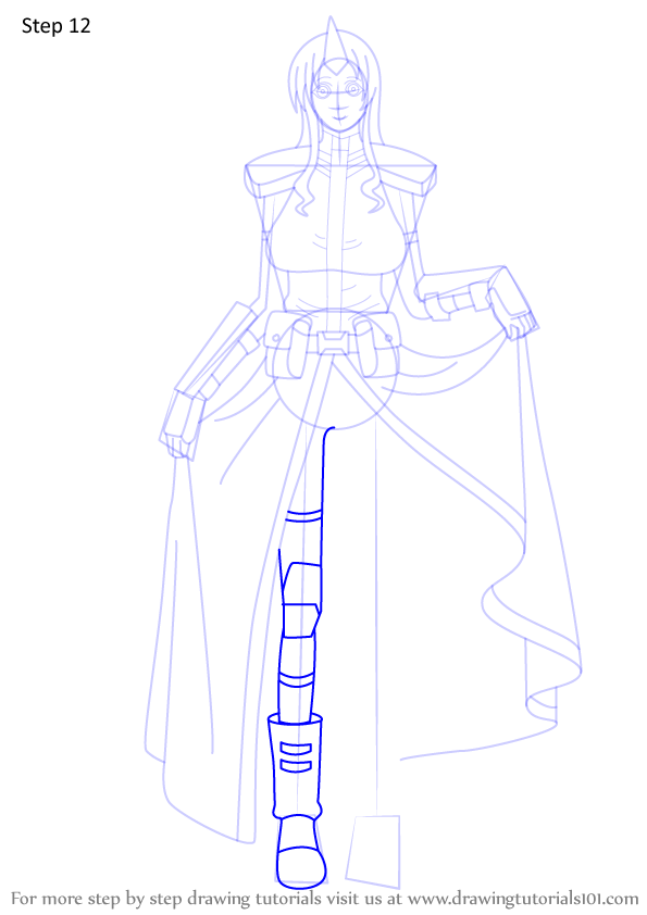 How to Draw Tionishia from Monster Musume (Monster Musume) Step by Step ...