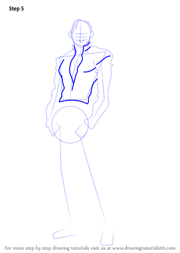 How to Draw Ban from Nanatsu no Taizai (Nanatsu no Taizai) Step by Step | DrawingTutorials101.com