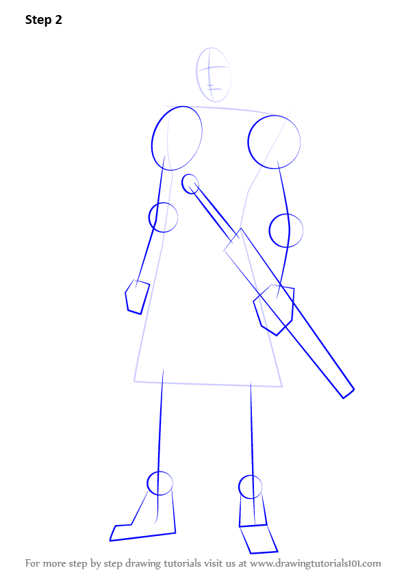 How to Draw Zaratras from Nanatsu no Taizai (Nanatsu no Taizai) Step by ...