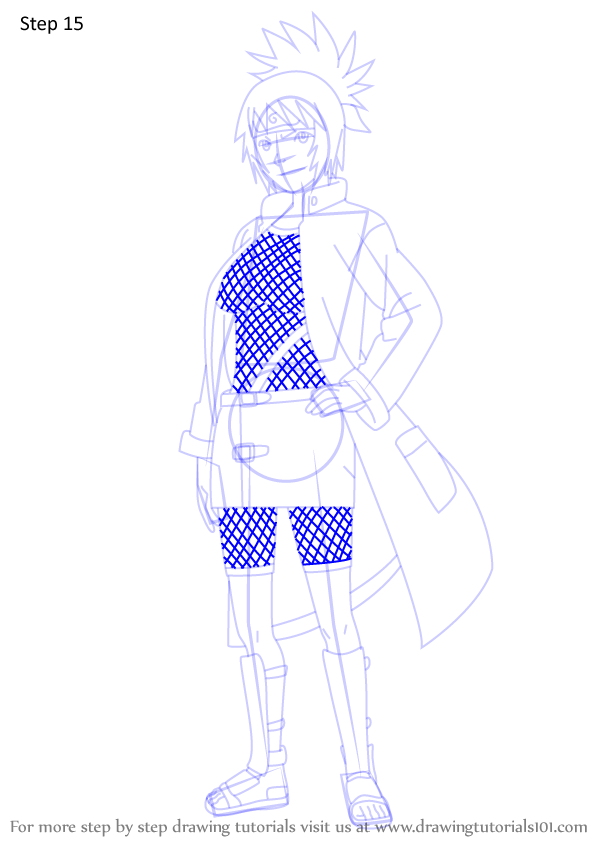 How to Draw Anko Mitarashi from Naruto (Naruto) Step by Step ...