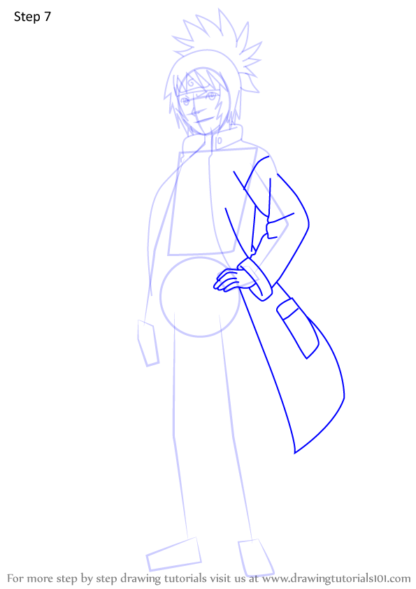 How to Draw Anko Mitarashi from Naruto (Naruto) Step by Step ...