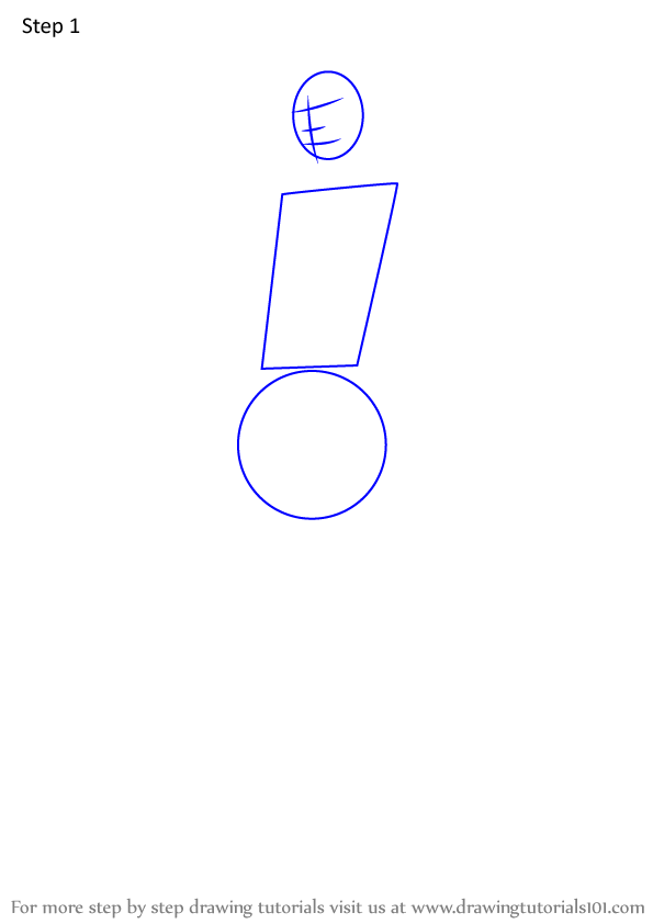 How to Draw Ao from Naruto (Naruto) Step by Step | DrawingTutorials101.com